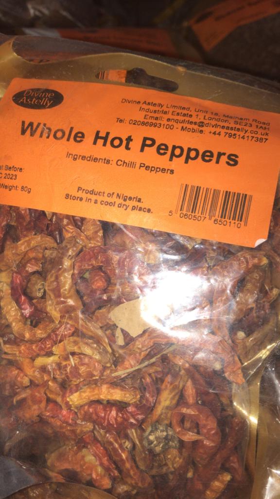 Whole Hot Pepper – TJ AND JJ FOODS