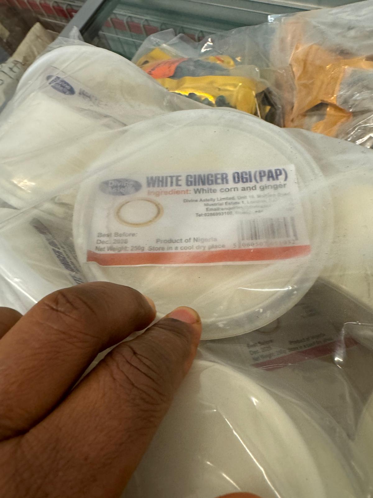 White Ginger Ogi(pap) – TJ AND JJ FOODS
